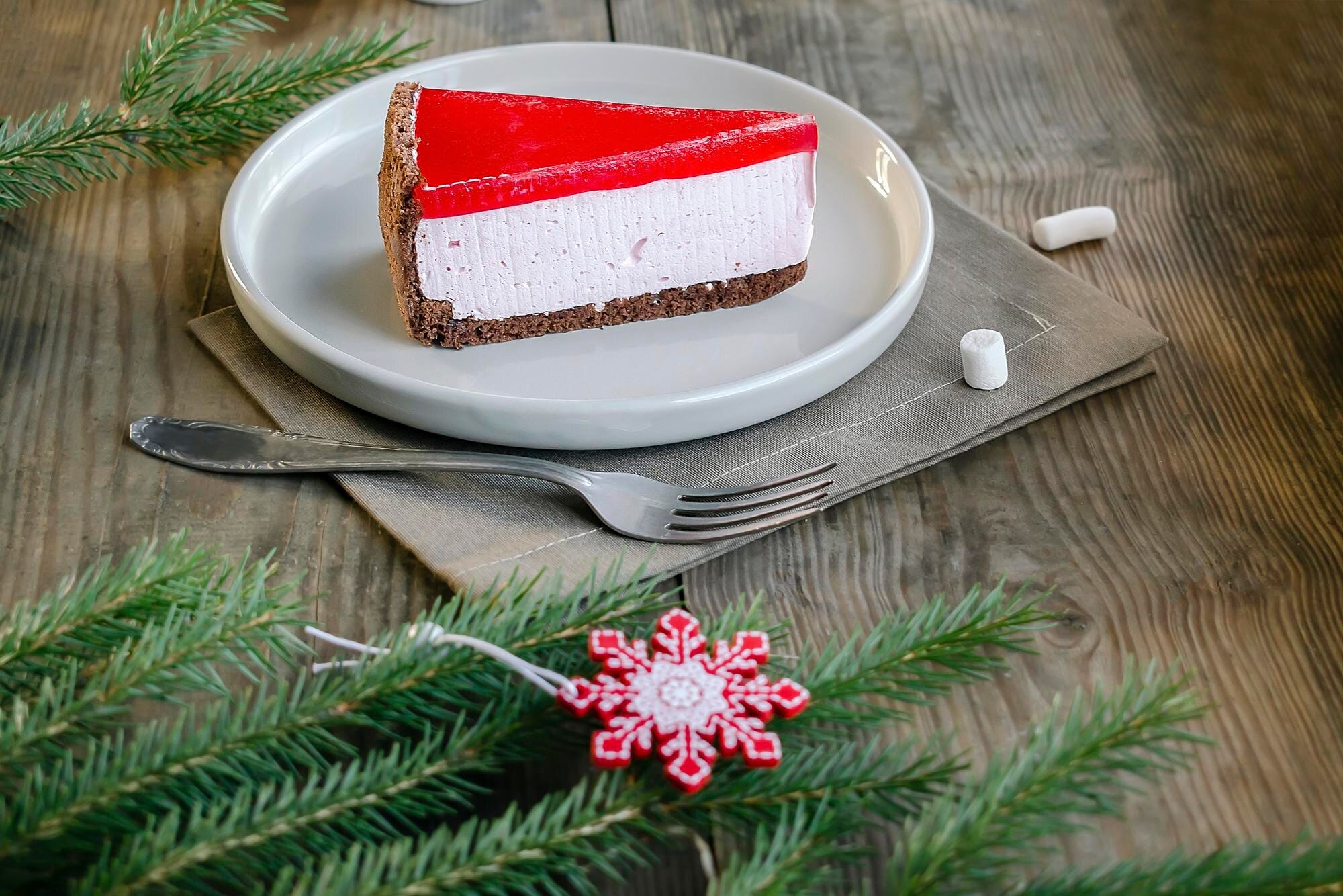 No-Bake Reindeer Christmas Cheesecake Recipe
